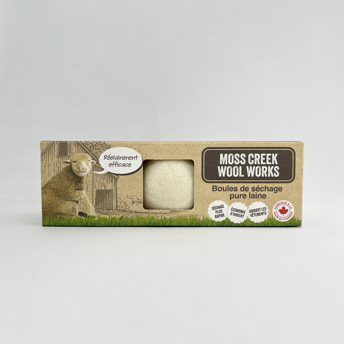 Barn Boxes - 3 Wool Dryer Balls – Moss Creek Wool Works